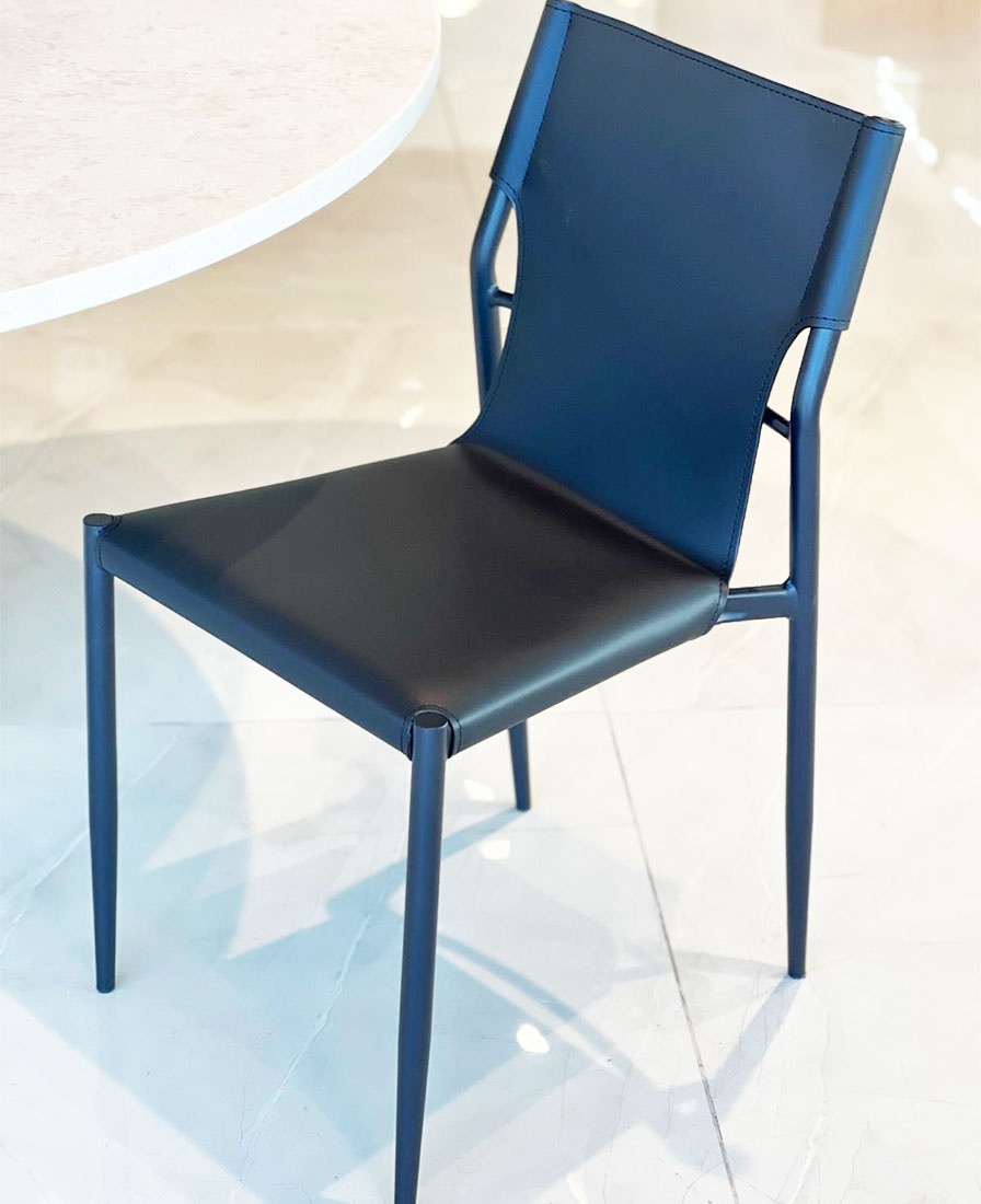 כסא פינת אוכל ROMEO שחור - מלח הארץ